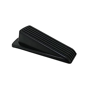 Shepherd Hardware 8934E 8934 Heavy Duty Rubber, Black, 2 Pack Door Wedge, 2-Pack