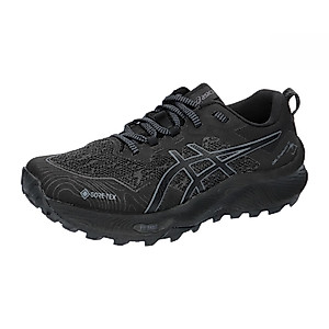 ASICS Women's Trabuco 11 GTX Trainers, Black, Carrier Grey, Black Carrier Grey, 8 US