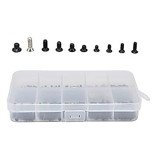 Laptop Screw, Wide Use Various Sizes 500pcs Stainless Steel Portable Screws for Maintenance