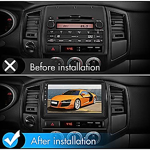 Car Radio for Toyota Tacoma 2005-2015 Built-in carplay Android Anto,9 inch Android 12 Car Stereo Head Unit 2G RAM 32GROM with DSP WiFi GPS Navigation Bluetooth Steering Wheel Control