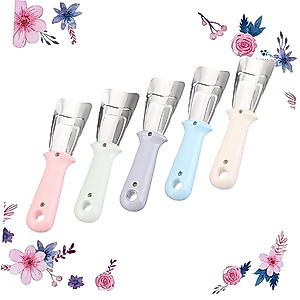 10 pcs Refrigerator for car Stainless Steel Refrigerator Stainless Steel Shovel deicing Scoops defrost Shovel Refrigerator ice Scraper Clean defrosting Spatula