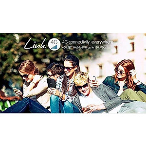 Alcatel Link Zone Wi-Fi Hotspot with 4G LTE Global Capabilities (insert a SIM Card), Mobile WiFi Hotspot - USA, Latin, Caribbean, Europe (Renewed)