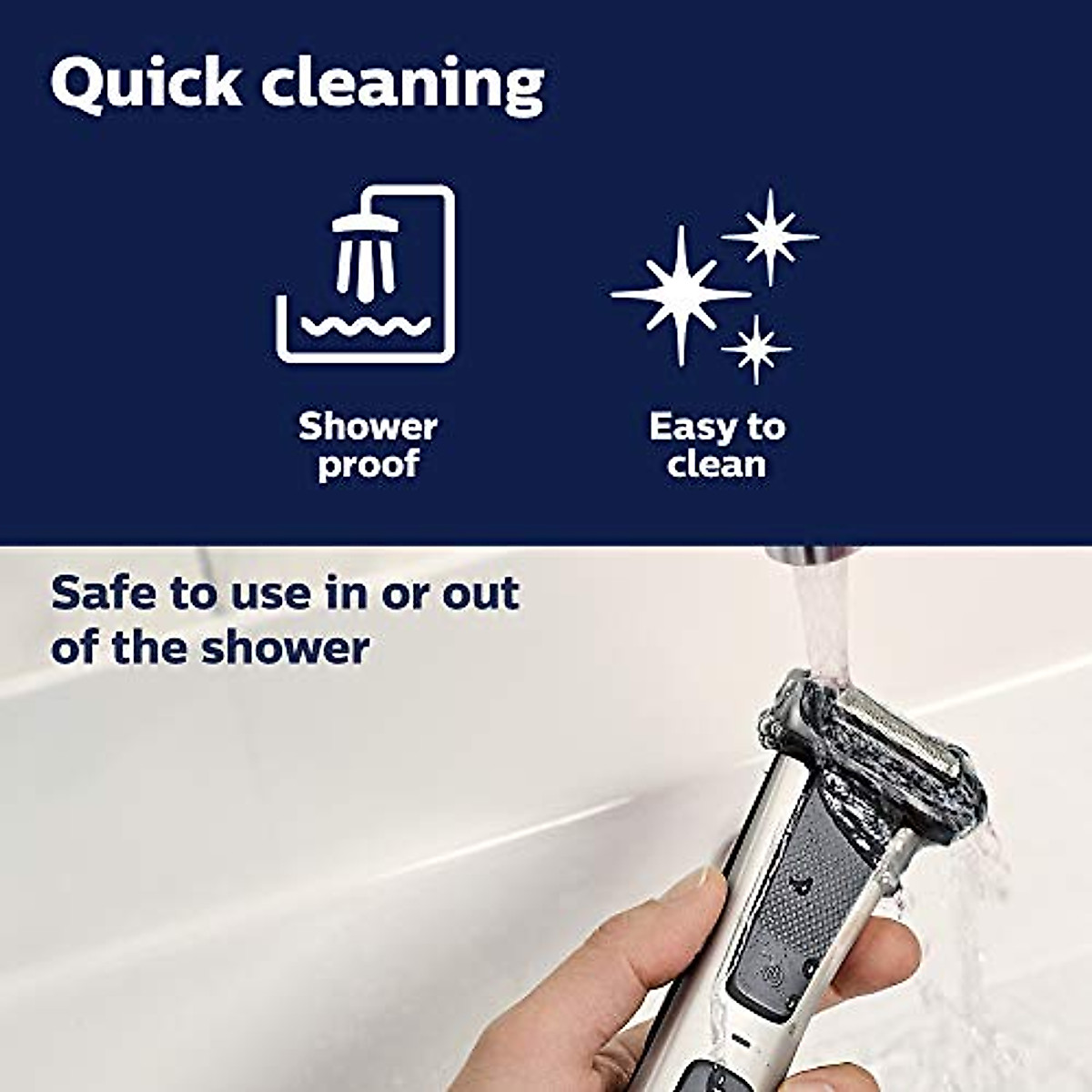 Philips Norelco Bodygroom Series 7000 Showerproof Body Trimmer & Shaver, BG7030/49