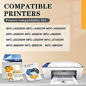 Clorisun Compatible Ink Cartridges Replacement for Brother LC203 LC203XL LC201 LC201XL for Brother MFC-J460DW J480DW J485DW J680DW J880DW J885DW MFC-J4320DW J4420DW J4620DW J5620DW Printer (12-Pack)