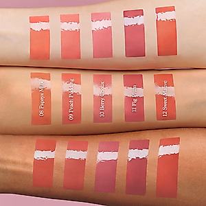 dasique Juicy Dewy Tint (09 Peach Pudding) | Long-wearing Glossy Lip Stain, Non-sticky | Vegan, Cruelty-free