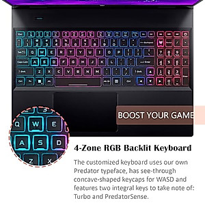 acer Predator Helios Neo Gaming Laptop - 16" WUXGA 165Hz Display, i7-13700HX, up to 5GHz, NVIDIA GeForce RTX 4050 6GB, 16GB DDR5, 2TB SSD, Wi-Fi 6, Backlit Keyboard, Windows 11 Home + Mouse