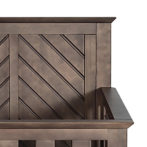 Child Craft Atwood Crib and Dresser Nursery Set, 2-Piece, Includes 4-in-1 Convertible Crib and 3-Drawer Dresser, Grows with Your Baby (Cocoa Bean Brown)