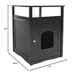 Merry Pet Cat Washroom/Night Stand Pet House – Hidden Litter Box Furniture