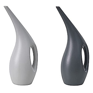 DOITOOL 2pcs Watering Can Plastic Plant Watering Pot Garden Watering Jug Long Spout Water Can for Succulent Bonsai Garden Flower 1. 5L