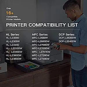 E-Z Ink (TM Compatible Drum Unit Replacement for Brother DR630 DR 630 Compatible with HL-L2300D HL-L2320D HL-L2340DW HL-L2360DW HL-L2380DW MFC-L2740DW MFC-L2720DW MFC-L2700DW DCP-L2540DW (1 Pack)