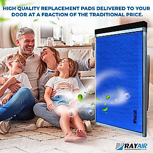 RayAir Supply 16x25 Replacement Filter Pads Compatible with Dynamic Air Cleaner 16X25 Refill (3 Pack)