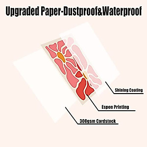 MUCHIC Danish Pastel Room Decor Aesthetic, 50pcs Danish Pastel Wall Collage Aesthetic Pictures - Danish Pastel Posters, Matisse Wall Art Bedroom Decor for Women