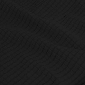 Easy-Going 2 Pieces Stretch Oversized Chair Couch Cover Sofa Cover for Dogs Sofa Slipcover for Separate Cushion Couch Jacquard Fabric Elastic Furniture Protector for Pets (Black, Oversized Chair)