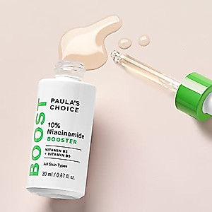 Paula's Choice BOOST 10% Niacinamide Booster, Vitamin B3, Vitamin C & Licorice Extract Serum, Pore Minimizer, 0.67 Ounce