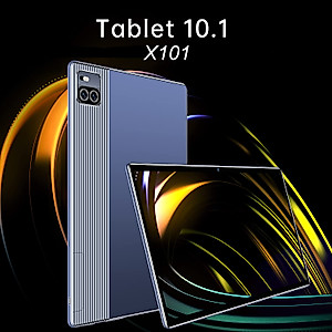 10.1 inch X101 Tablet, 2+16G Full Screen Tablets with Dual SIM Card Slots, Android 8, 1280x800 HD, WiFi, Bluetooth, GPS, 2MP/5MP Camera (Gold)