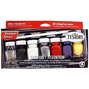 Testors Enamel Paint Set, 9115X, Gloss