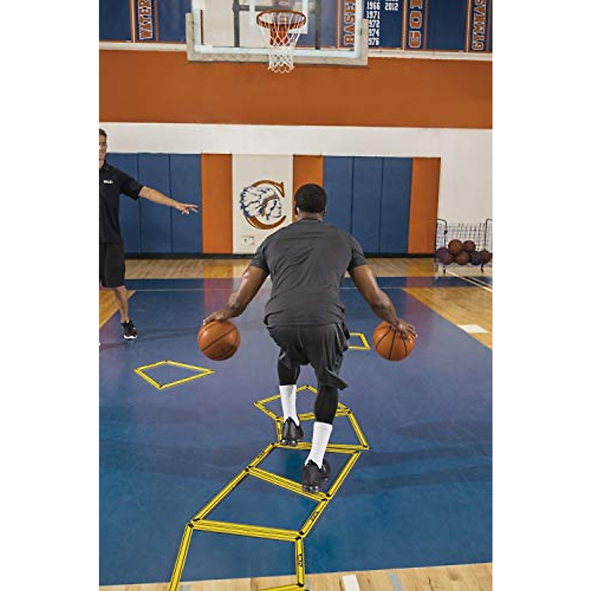 SKLZ Agility Trainer Pro Trapezoid Agility Trainers for Multi-Directional Ladder Patterns