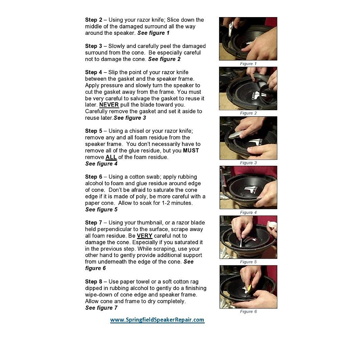 Klipsch 6.5" Subwoofer Foam Surround Edge Repair Kit - 1 Speaker Kit - Compatible with Klipsch Pro Media 2.1, B16AR90PF-01FW, Many More