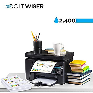 Do it Wiser Compatible Toner Cartridge Replacement for Xerox Phaser 6510 6510DN 6510DNI, Xerox WorkCentre 6515 6515DN 6515DNI 106R03477 (Cyan - High Yield)