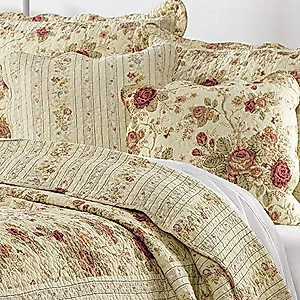 Greenland Home Antique Rose Dec. Pillow Pair Accessory, 18 x 18 inches Each (x2), 1 Count (Pack of 1)