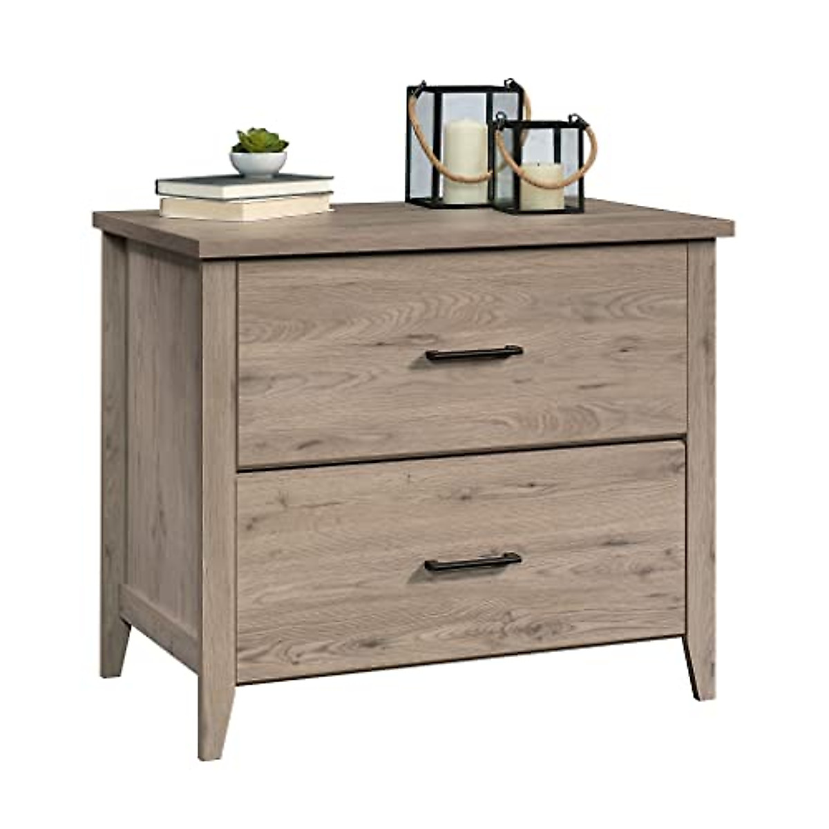 Sauder Summit Station 2-Drawer Lateral File Cabinet, L: 33.86" x W: 20.87" x H: 29.02", Laurel Oak