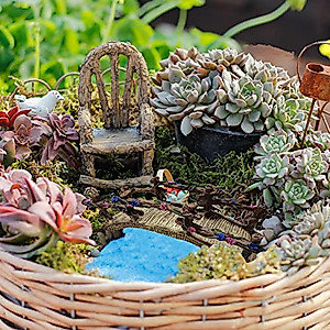 MUAMAX Miniature Garden Bridge Resin Craft Cute Fairy Bridge Little Artificial Bridge Micro Landscape Garden Bridge Fairy Garden Bridge for Dollhouse Ornament