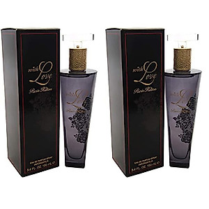 Paris Hilton with Love Eau De Parfum Spray for Women, 3.4 Ounce (Pack of 2)