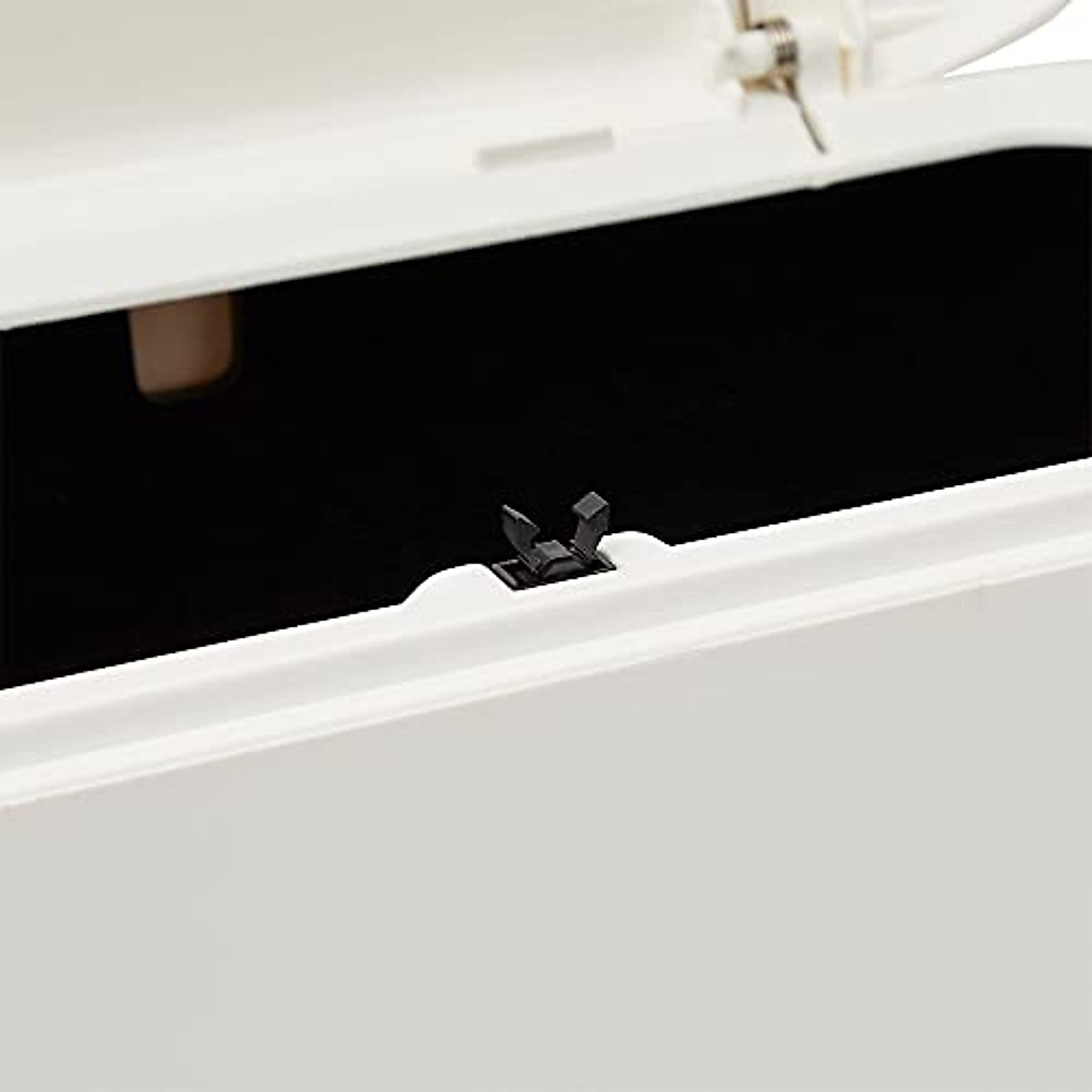 Juvale 2 Gallon Small Garbage Bin with Lid for Bathroom, Bedroom, Office (White, 10L)