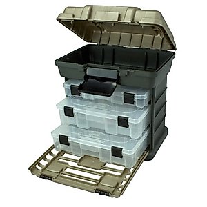 Plano Molding 1363 Stow N Go Toolbox, Graphite Gray and Sandstone