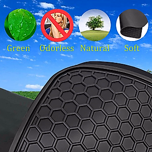 Matericuo Car Floor Mats Custom Fit for Volvo S60 2011-2018(not Inscription Models) & V60 2015-2018 Full Black Rubber Auto Liner Mats All Weather Protection Heavy Duty Odorless