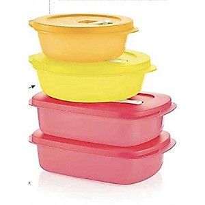 Crystalwave Microwave Reheatable 4 Piece Container Set