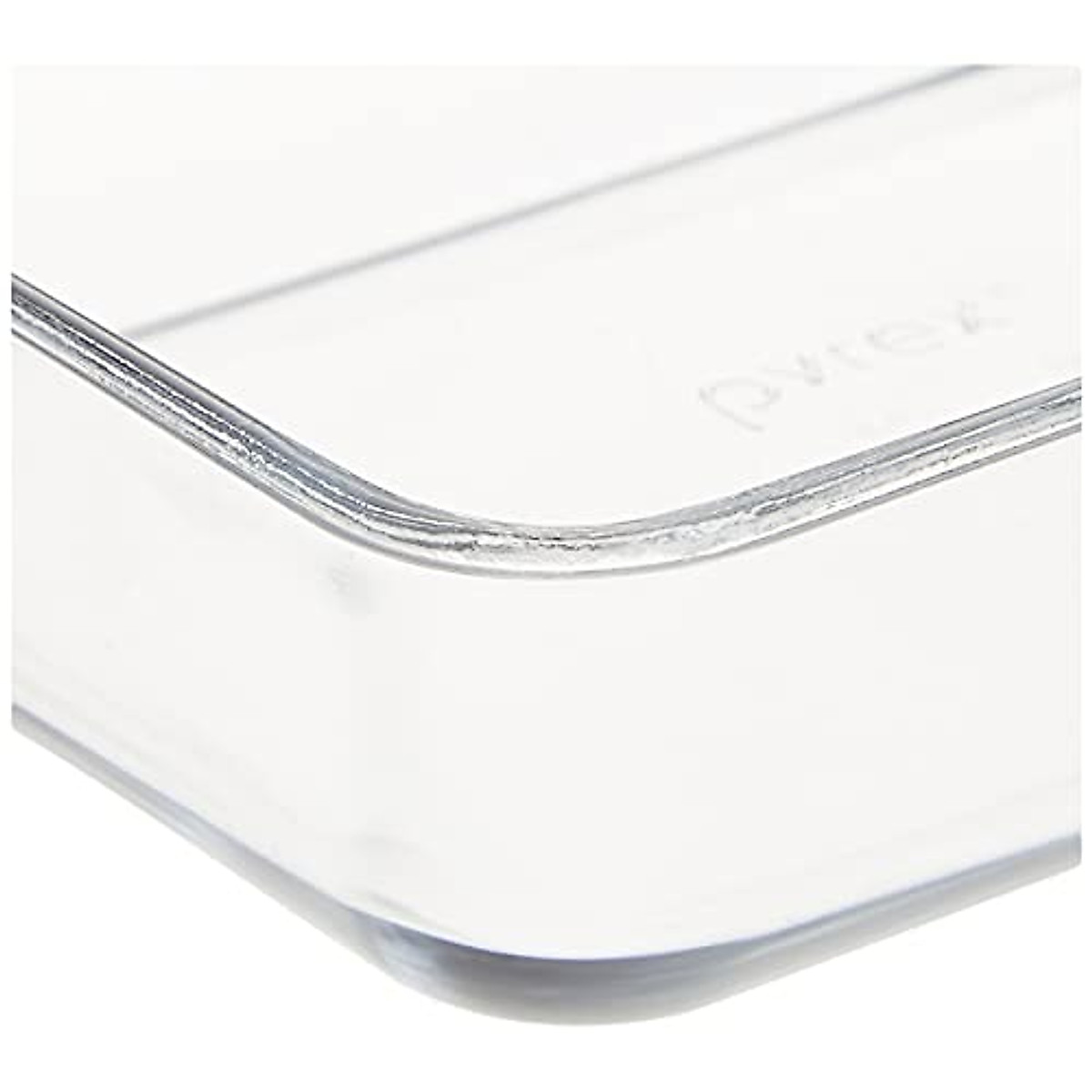 Pyrex 3-Cup Single Rectangular Food Storage Container with Lid, Non-Toxic, BPA-Free Lid, Tempered Non-Pourous Glass, Microwave, Dishwasher, Freezer and Oven Safe, Red