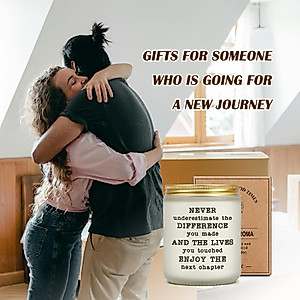 Goodbye Gifts for Coworkers, Retirement Gifts for Women, Going Away Farewell Moving Away Gifts for Friends Teachers, Birthday Thanksgiving Christmas Gifts, Lavender Candle