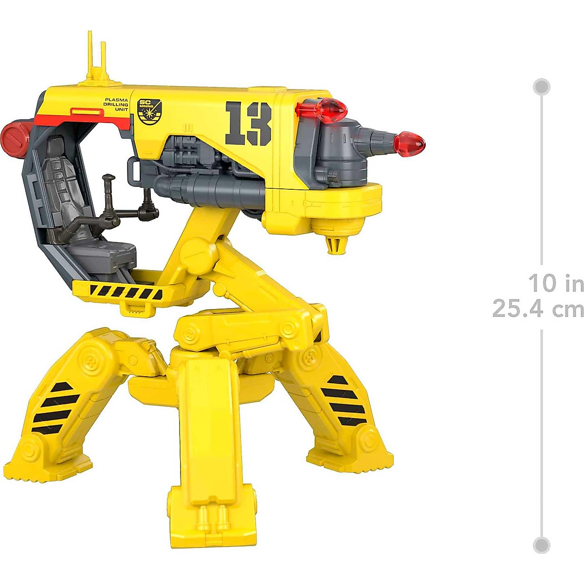 Mattel Disney and Pixar Lightyear Plasma Drill Vehicle, Expandable with Swappable Blaster & 3 Projectiles, Collectible Toy Inspired by the Movie