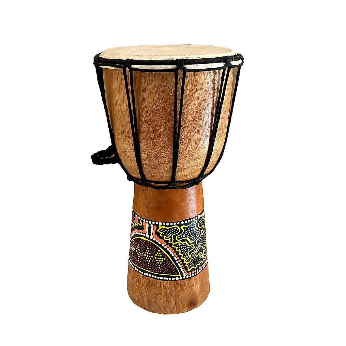 Djembe Drum Bongo Congo African Wood Drum - MED SIZE- 12" High - Professional Sound - NOT MADE IN CHINA