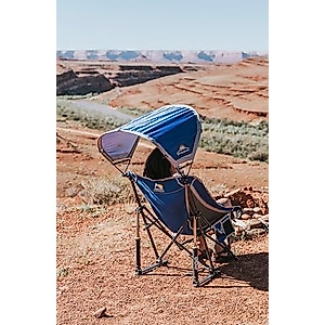 GCI Outdoor Pod Rocker Outdoor Rocking Chair with SunShade Canopy