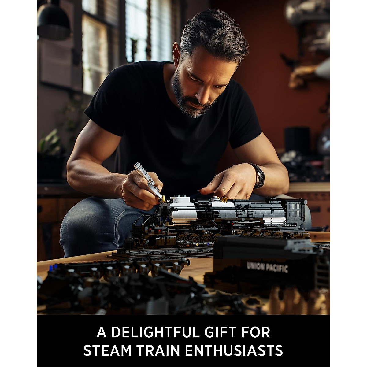 Nifeliz Big Boy Locomotive, Articulated Steam Locomotive Building Block ...