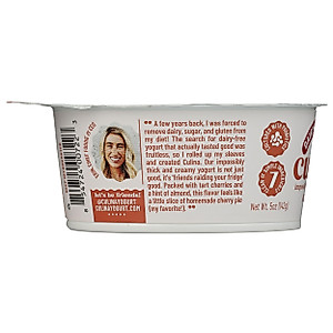 CULINA Sour Cherry Almond Coconut Yogurt, 5 OZ