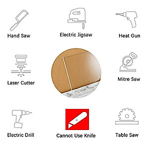 Acrylic Sheet Clear Cast Plexiglass 12x6 inch Square Panel(4mm Thick)- Transparent Plastic Plexi Glass Board for Projects Display, Photo Frame Glass Replacement, DIY Display Projects, Craft, Painting