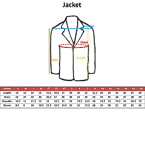 Baby Toddler Kid Teen Boys Formal Graduation Suit Black Jacket sz S-20 (8)