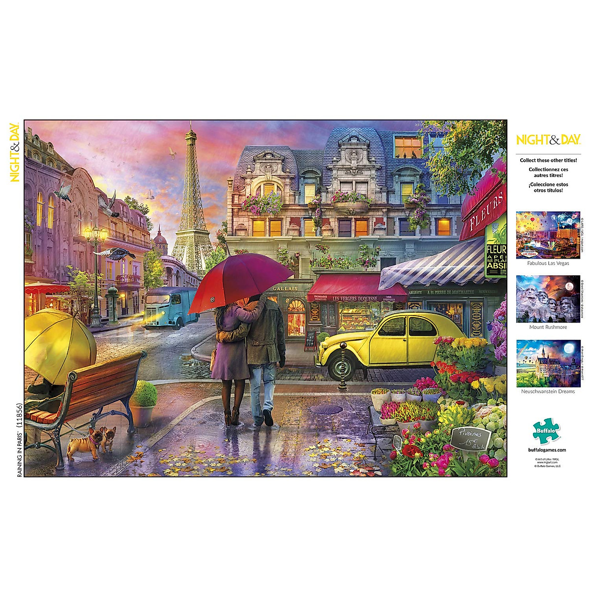 Buffalo Games - Raining in Paris - 1000 Piece Jigsaw Puzzle