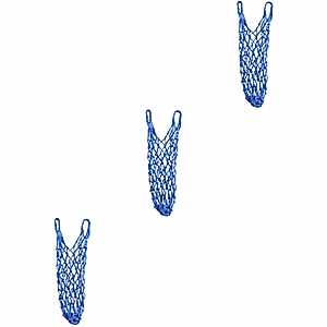 3 pcs Alpacas Convenient Mesh Net- Nets Hen Reduce Feeding Bags Trailer Livestock for Horses& Day Grazing Blue Travel Hay Bag Animals Horses Farm Goose Tool to Treat Goats Food