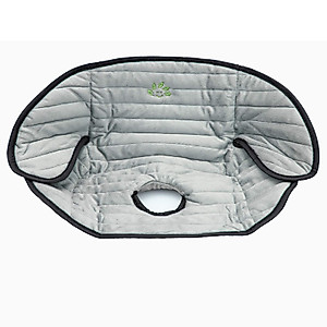 Piddle Pad Car Seat Protector, Waterproof Potty Training Seat Saver Pads for Infants Baby and Toddlers, Machine Wash and Dry (Gray)