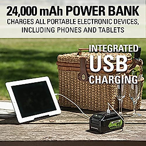 Greenworks 24V 22" Cordless Laser Cut Hedge Trimmer, Tool Only