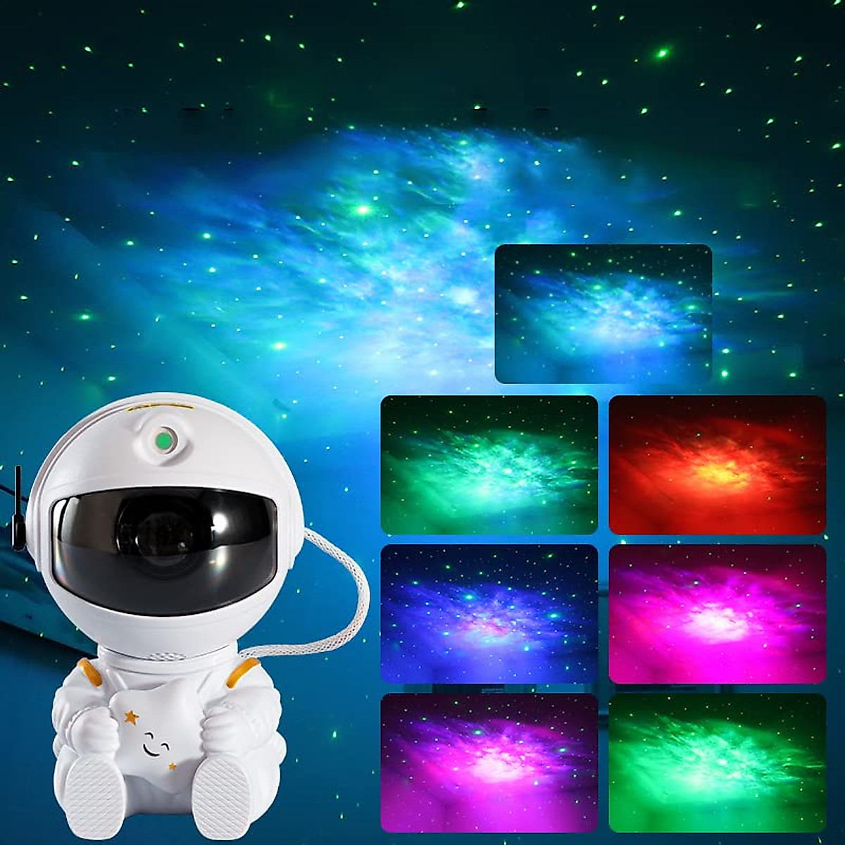 Astronaut Star Projector, Galaxy Projector, Star Night Light Projector. Galaxy Bedroom Projector, Adult Playroom/Kids Room/Home Theater/Ceiling/Room Decoration