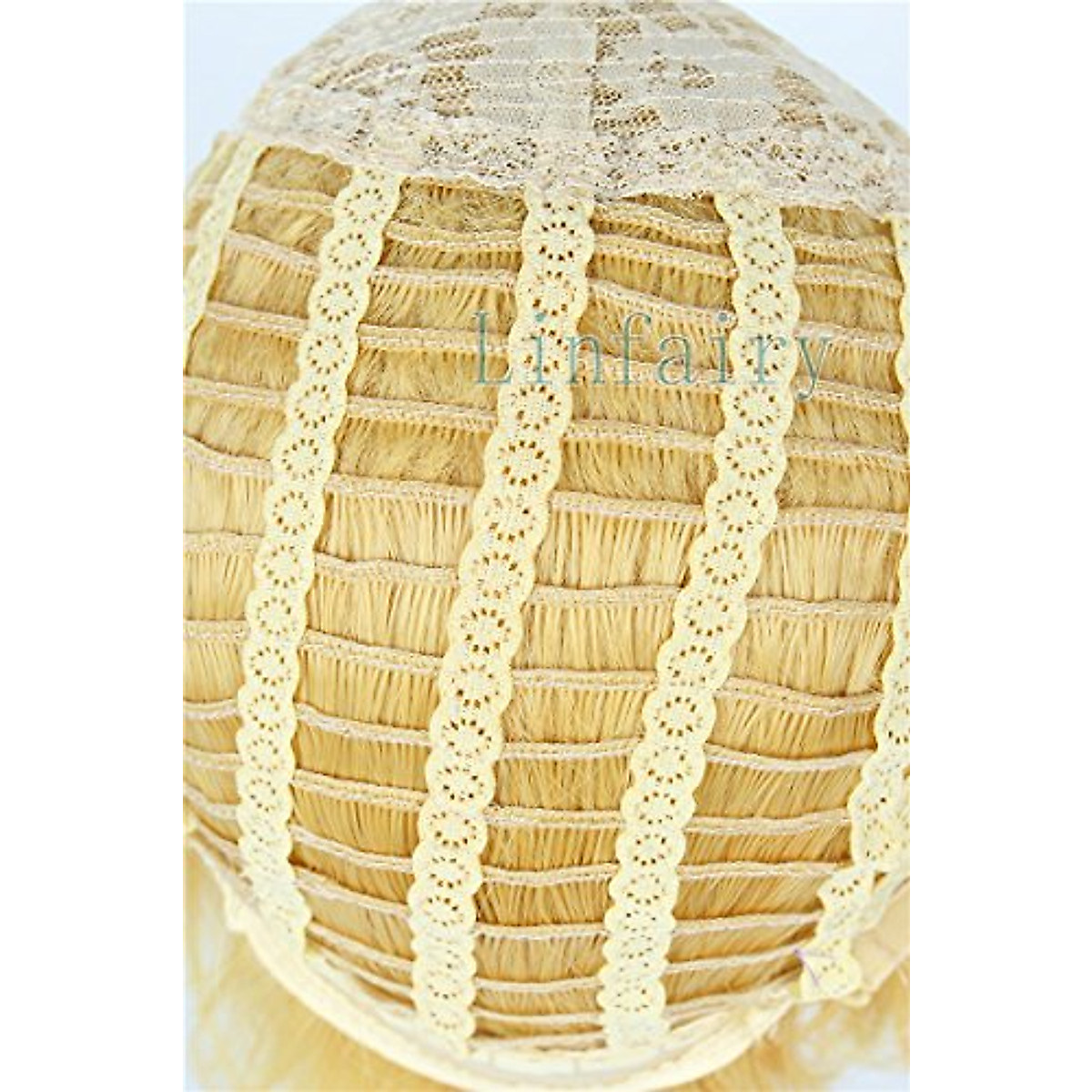 Linfairy Short Straight Blonde Cosplay Wig Halloween Costume Wig for Men sung