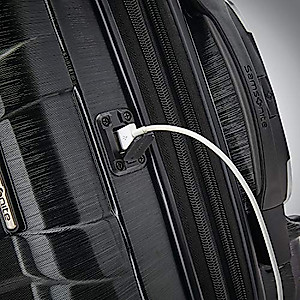 Samsonite Centric 2 Hardside Expandable Luggage with Spinners, Black, Carry-On 20-Inch