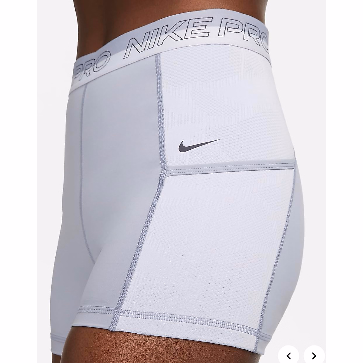 Nike Pro Women's High-Waisted 3" Training Shorts with Pockets X-SMALL