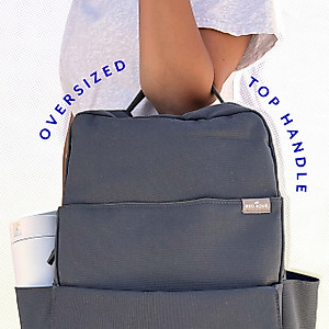 RED ROVR Roo Backpack | Lightweight Diaper Bag with Changing Pad | Large Capacity | Multifunctional Travel Pack | Exterior and Interior Pockets | Water Resistant | Great Gift for Mom & Dad | Mauve