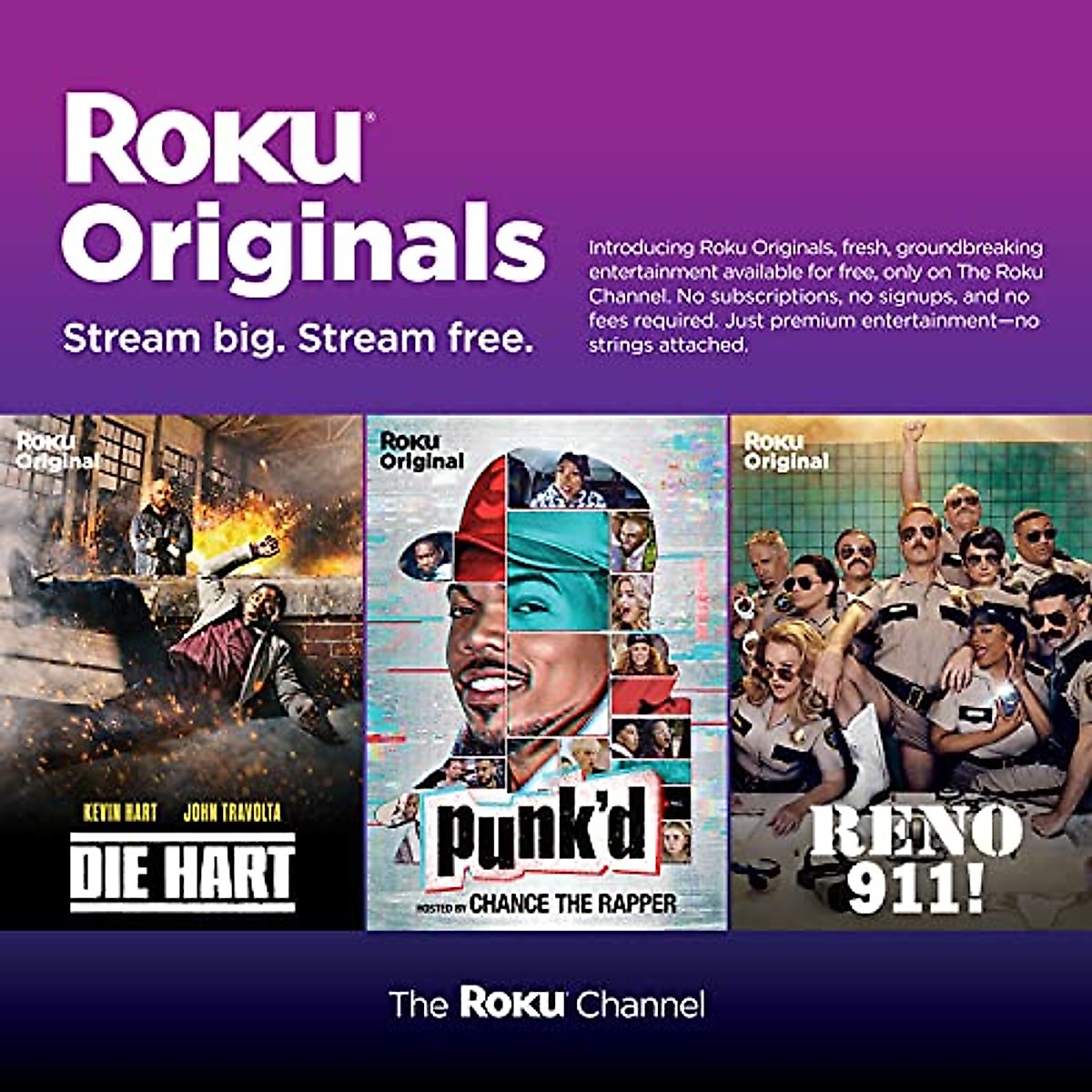 Roku Streaming Stick+ | HD/4K/HDR Streaming Device with Long-range Wireless and Roku Voice Remote with TV Controls